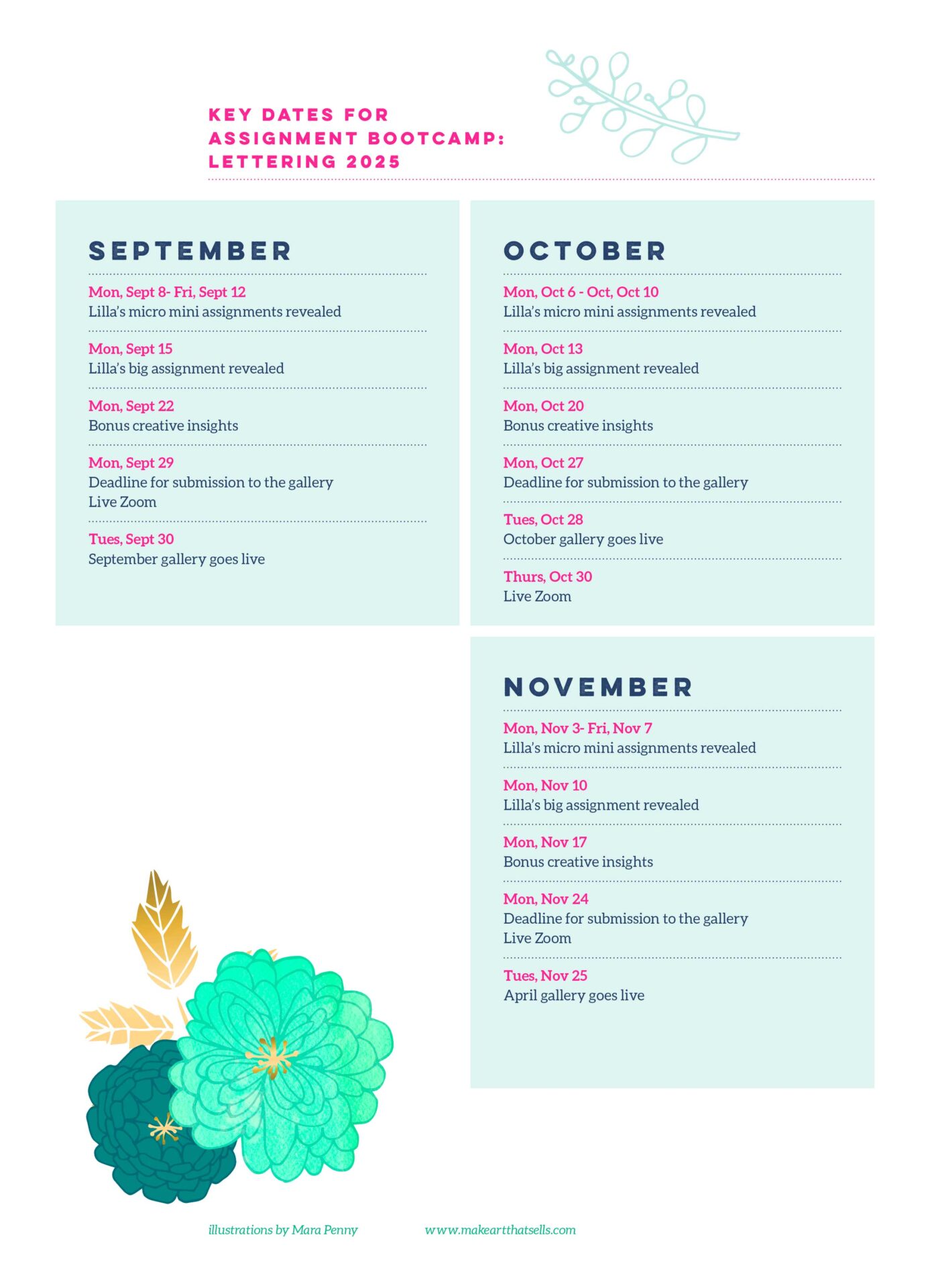 Assignment Bootcamp: Lettering 2025 | Make Art That Sells