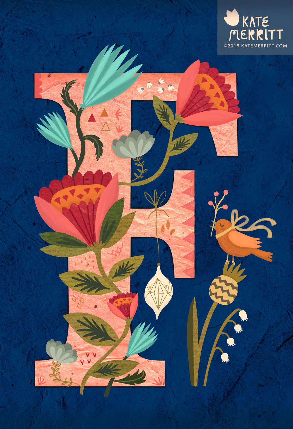 FREE illustration assignment #3: Design an illuminated letter