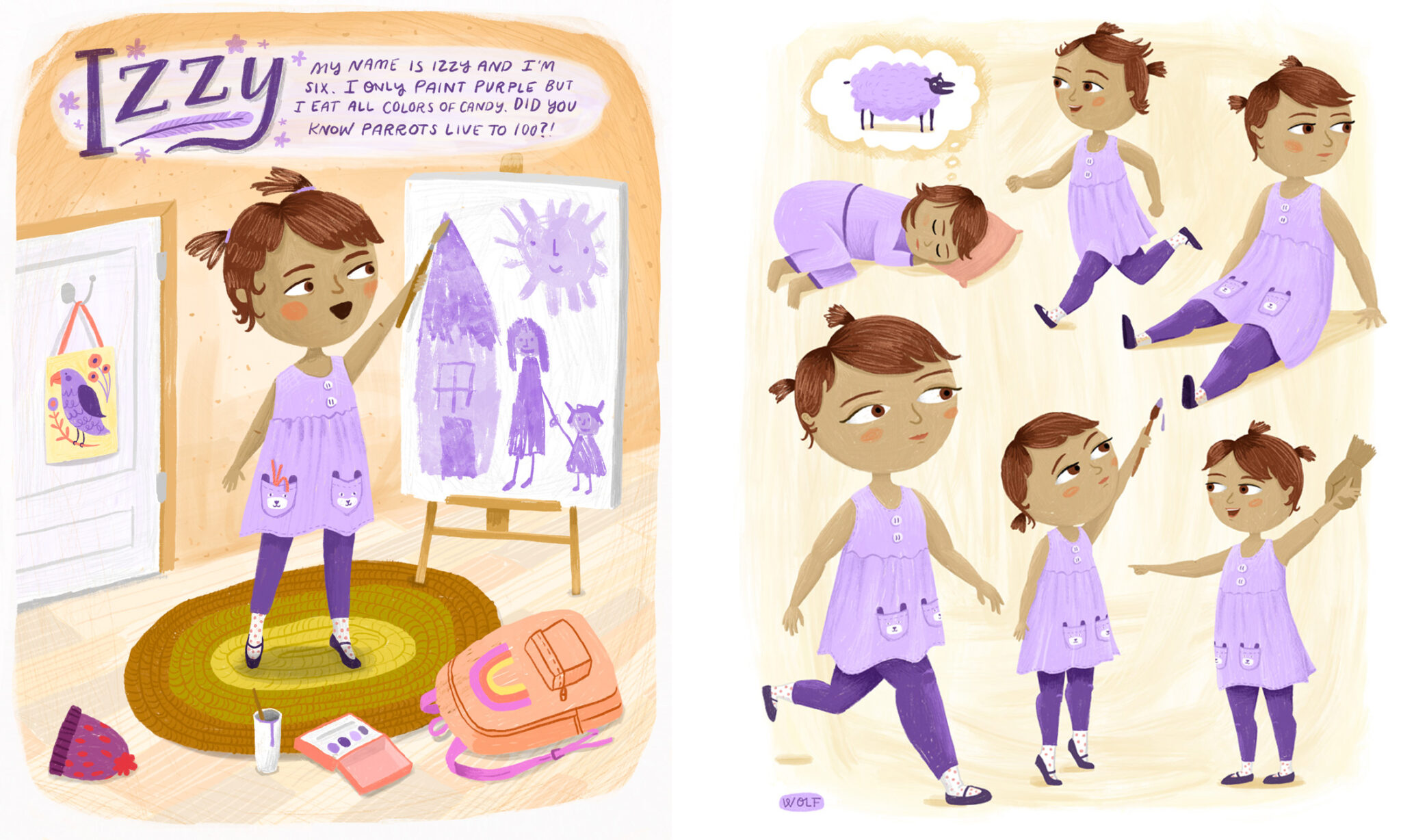 Same story, different children's book illustration styles